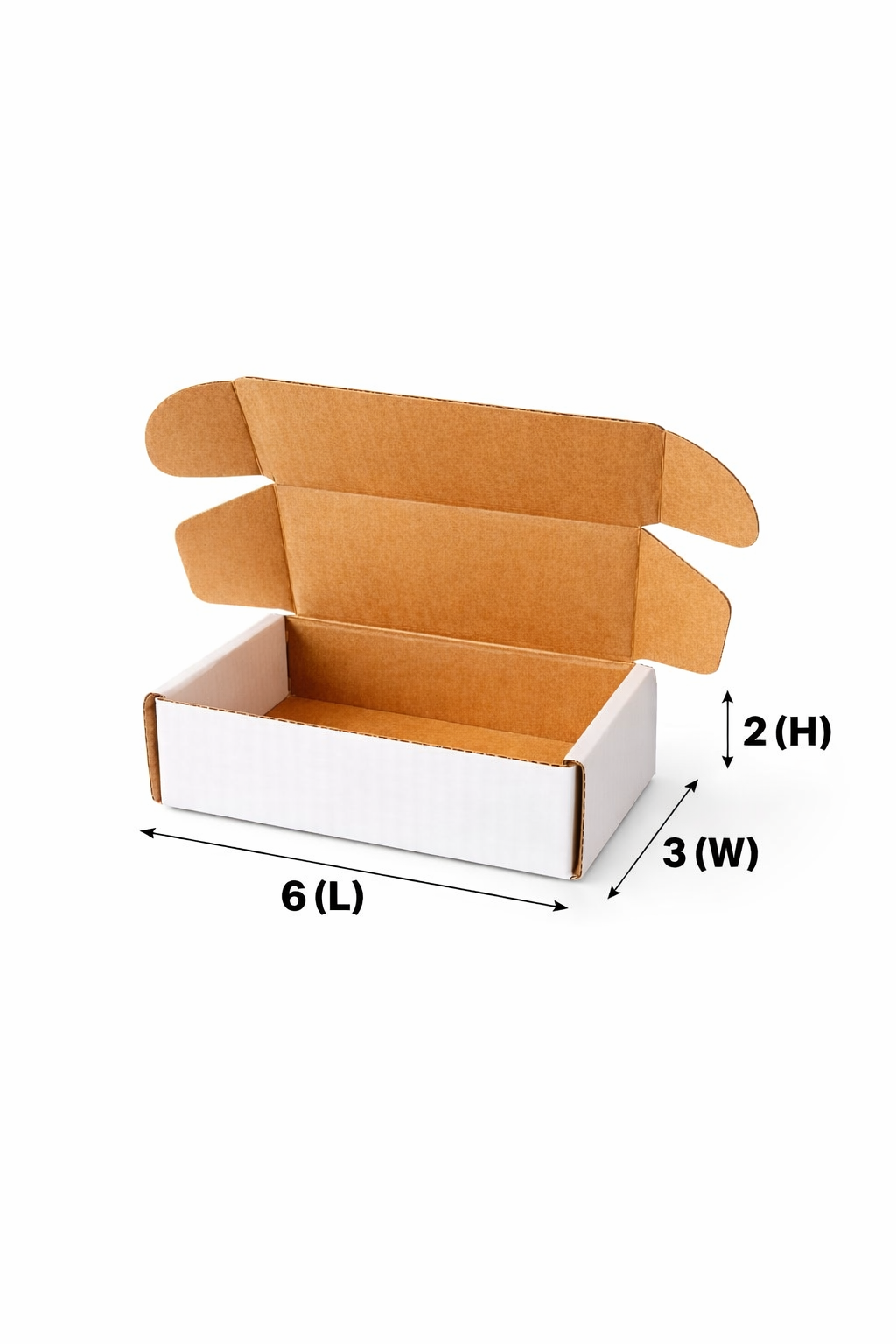 SecureShip® 3 Ply Brown and White Corrugated Flap Box / Mailer Box ...